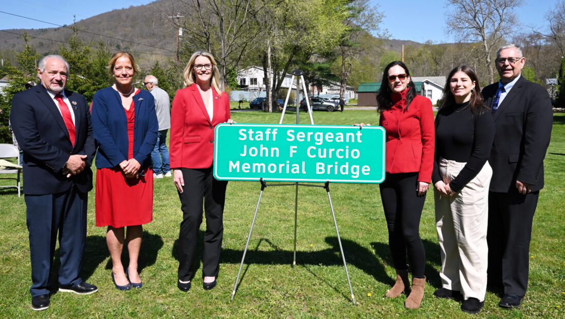 ‘Connecting the Community’: Bridge dedicated to Staff Sgt. John F ...